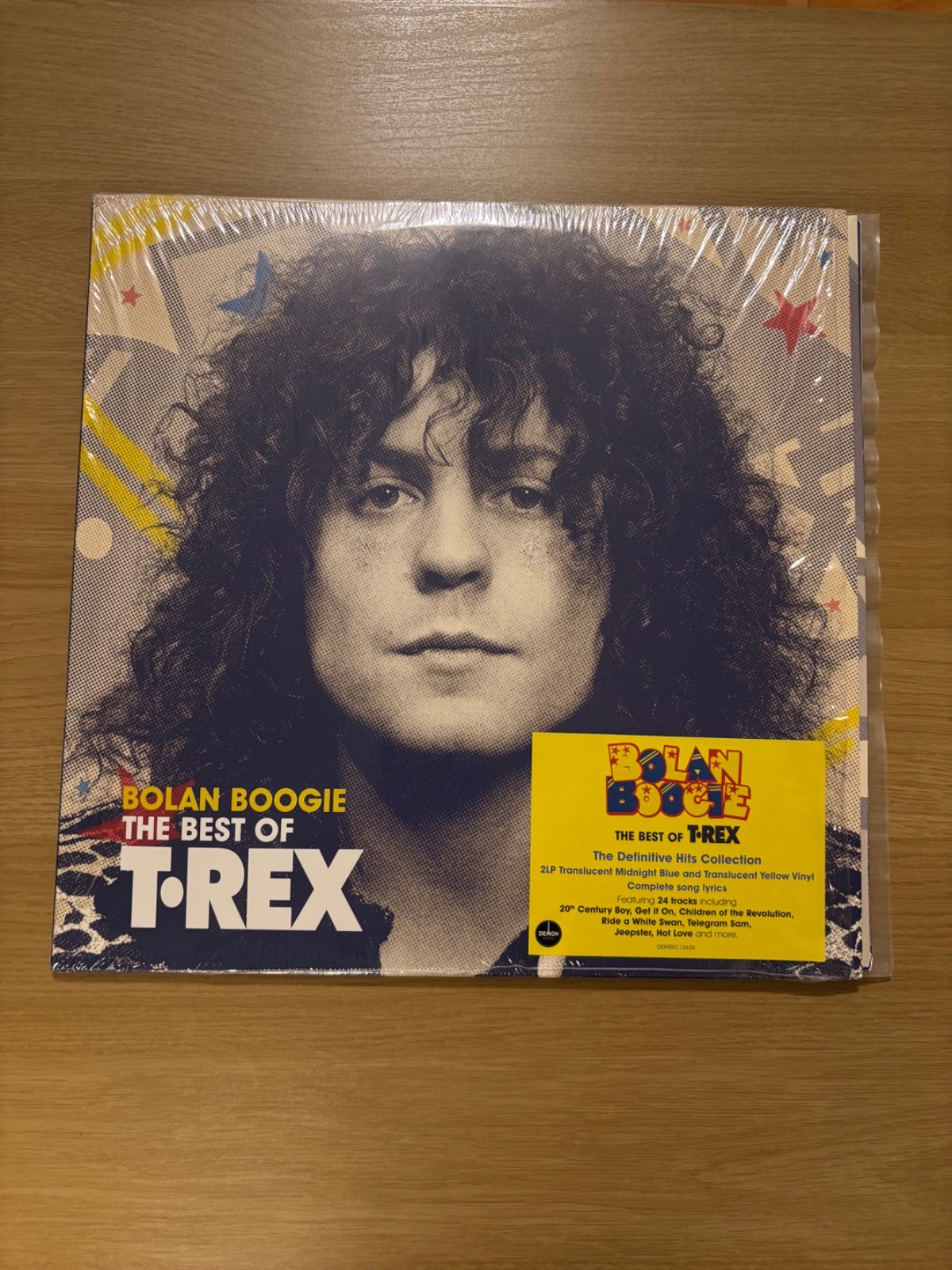 T.Rex - Bolan Boogie - The Best Of T.Rex - Vinyl Ablum 2 YELLOW & BLUE ...
