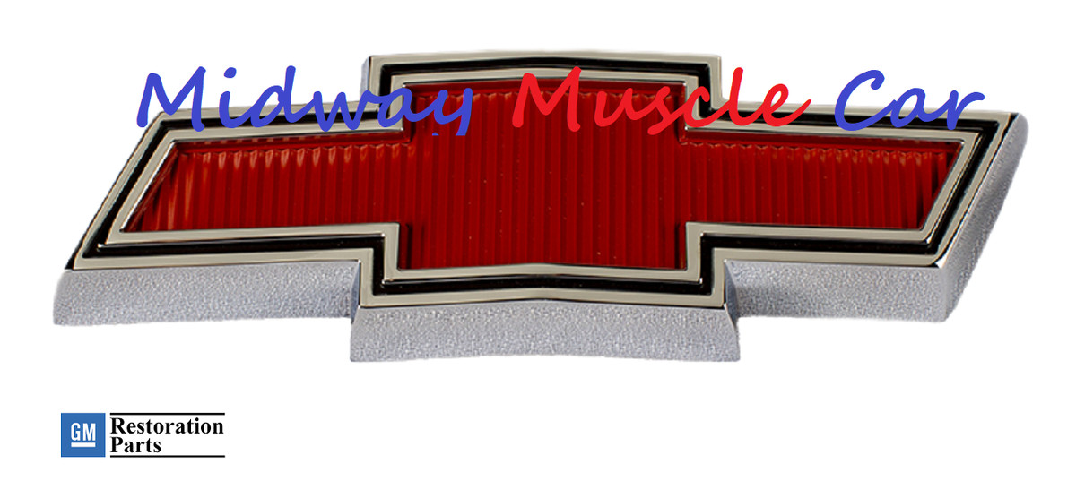 Hood Emblem Bowtie Blue Chevrolet C10 1971-1972, 48% OFF