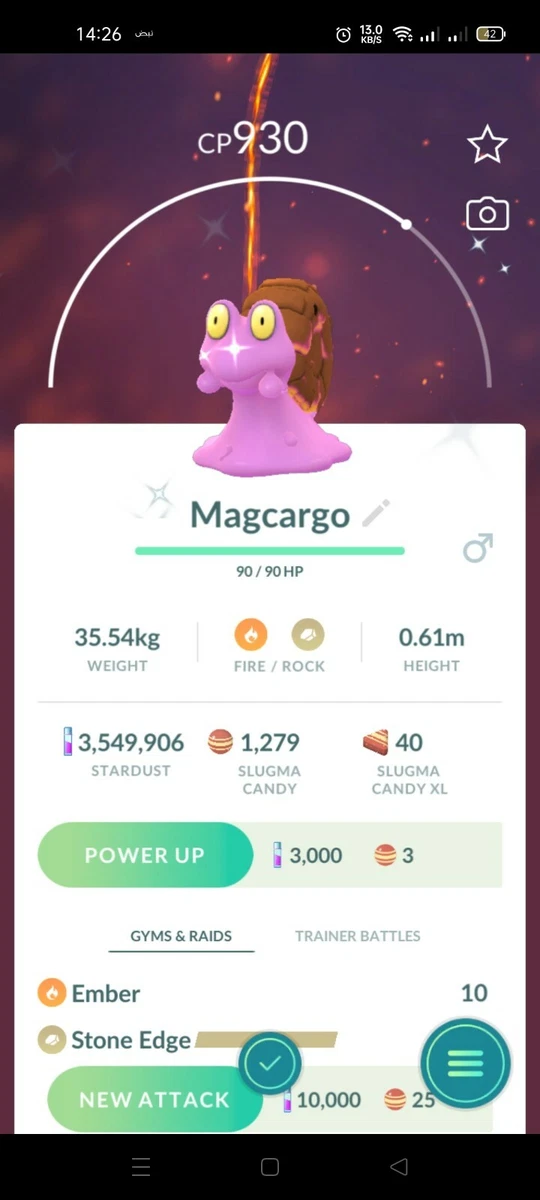 Magcargo Evolution