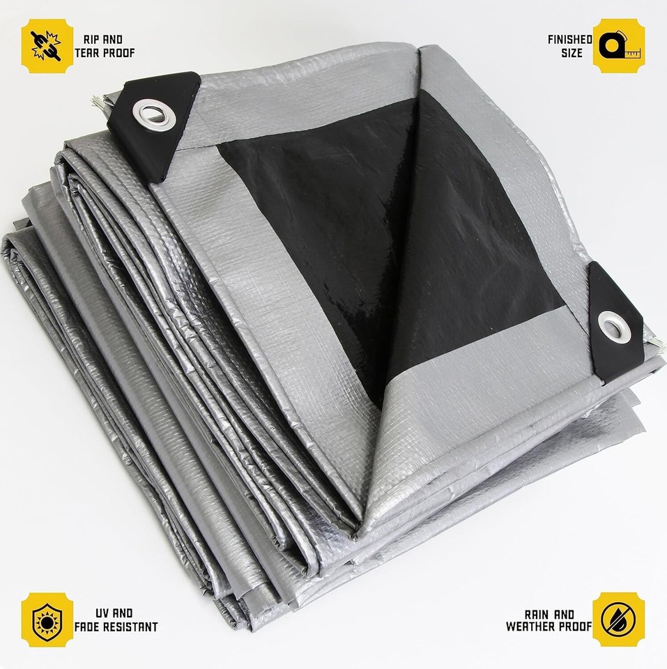 BRAND NEW PREMIUM MULTIPURPOSE TARPS | REINFORCED EXTREME HEAVY DUTY ...