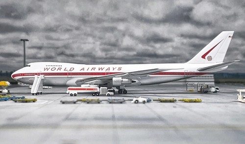 1:400 Aviation400 World Airways Boeing 747-273C N748WA Rare Limited ...