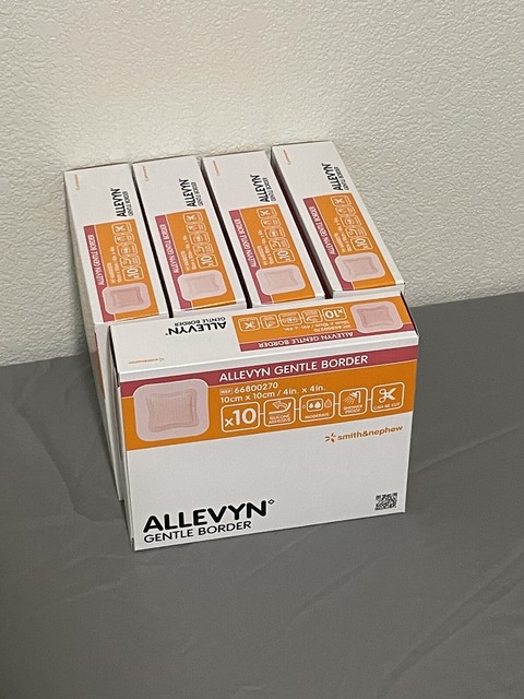 Allevyn 4x4" Gentle Border Dressing (Pack of 10) for sale online | eBay