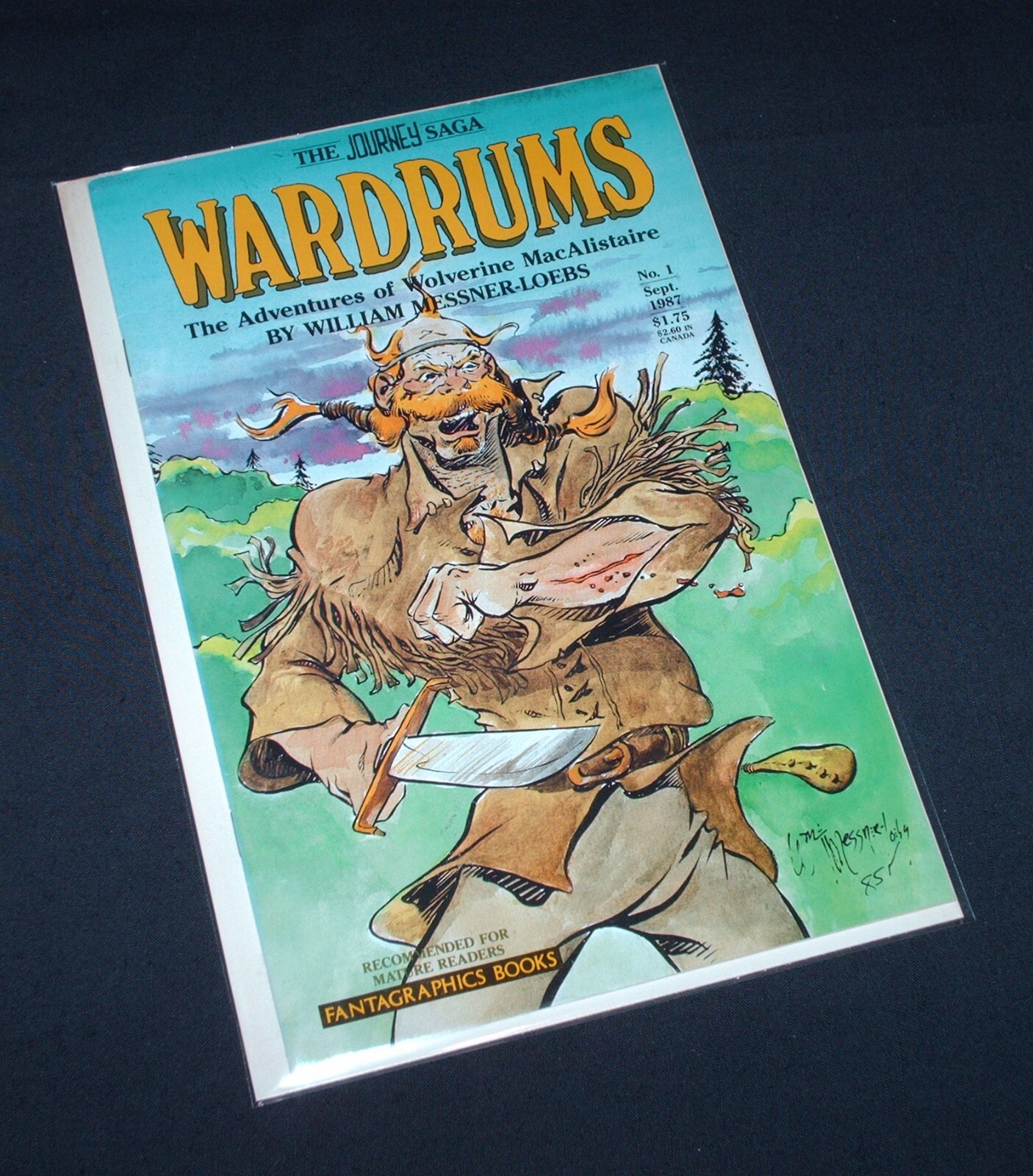 Wardrums the Adventures of Wolverine MacAlistaire #1 1985 William ...