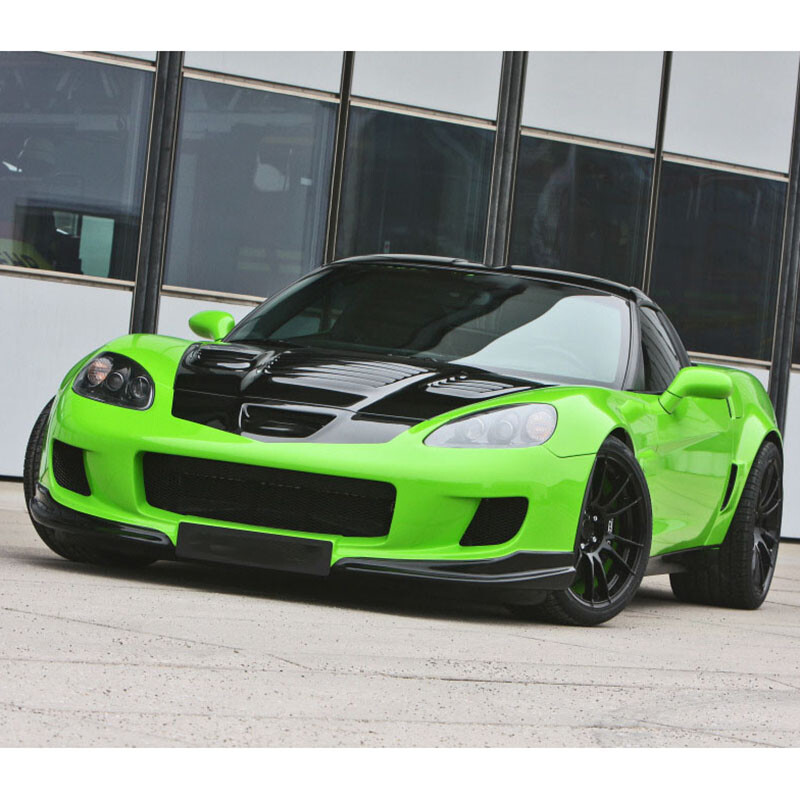 2005-2013 Corvette C6 Lip HYPERSPEED 3-PC Front Bumper Lip Kit - ZR1 ...