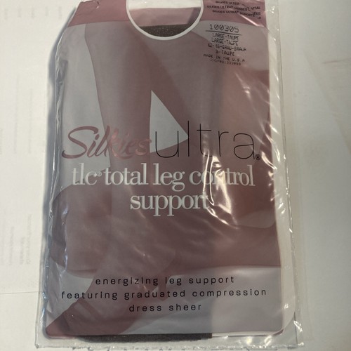Silkies Ultra Total Leg Control Pantyhose Large Taupe 100305 | eBay