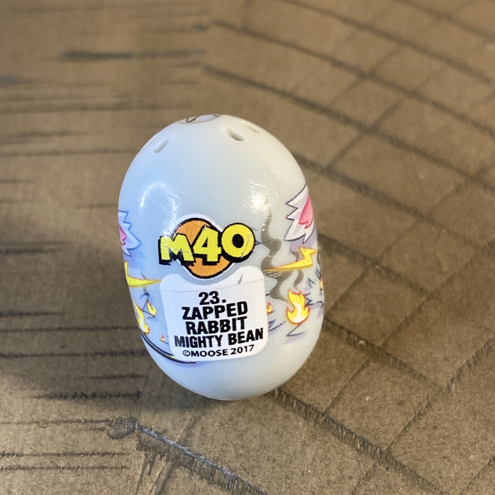 Moose's Mighty Beanz 2017 #23 ZAPPED RABBIT Mighty Bean Toy Loose | eBay