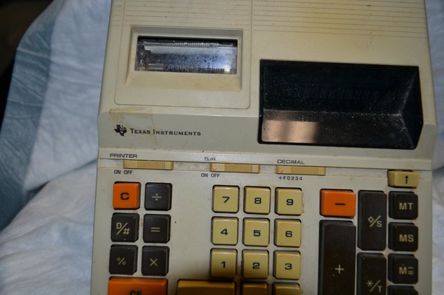 Texas Instruments Printing Calculator Ti-5130 Adding Machine Printer ...