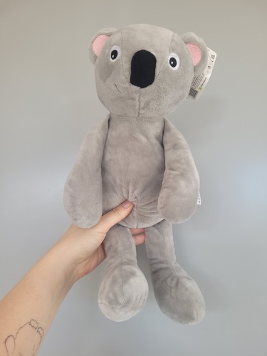 TESCO GO PLAY BABY COMFORTER GREY KOALA BEAR SOFT TOY TEDDY PLUSH BNWT ...