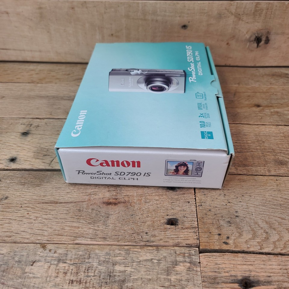 Canon PowerShot SD790 IS Replacement Box w Paperwork Cables Disk Only -NO CAMERA | eBay