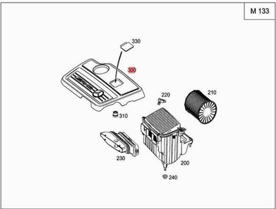 Genuine MERCEDES C117 W176 X117 X156 A-CLASS W176 Engine cover ...
