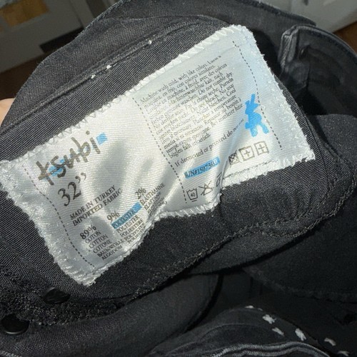 KSUBI Chitch Krow Black Slim Skinny Denim Jeans Mens Size 32 Distressed ...