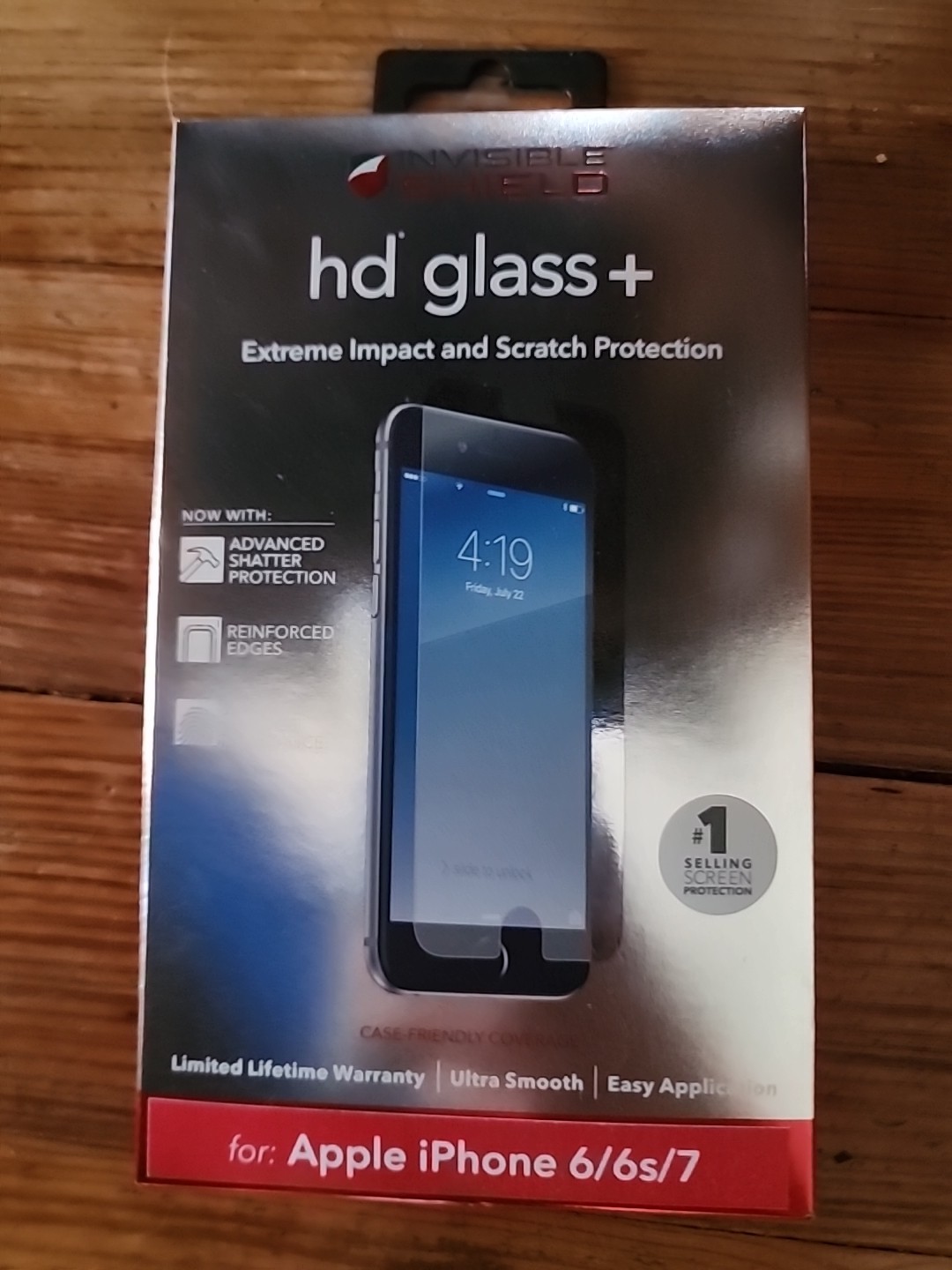 ZAGG Invisible Shield HD Glass+ for Apple iPhone 6/6s/7 New Sealed | eBay