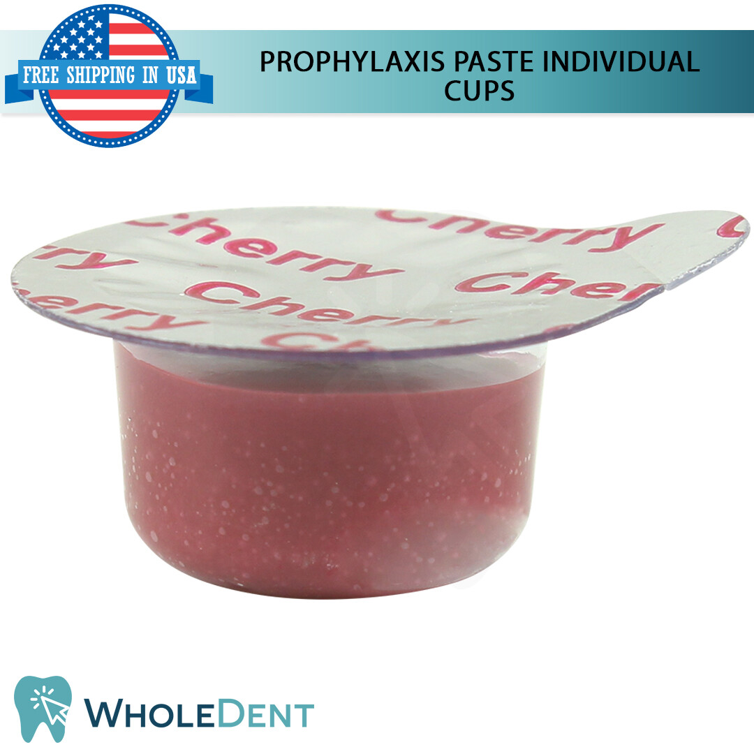 Prophylaxis Paste 50 Individual Cups 2g Flavor Dental Stain Remove ...