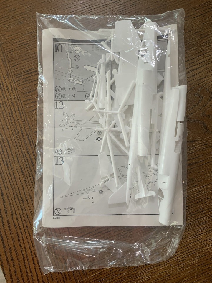 1/65 Scale, Revell, Douglas X-3 Stiletto Jet Model Kit #8620 No Box ...