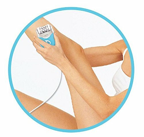 Emjoi e60 2-in-1 Purple Epilator, Shaver/Trimmer & Sensitive Attachment ...