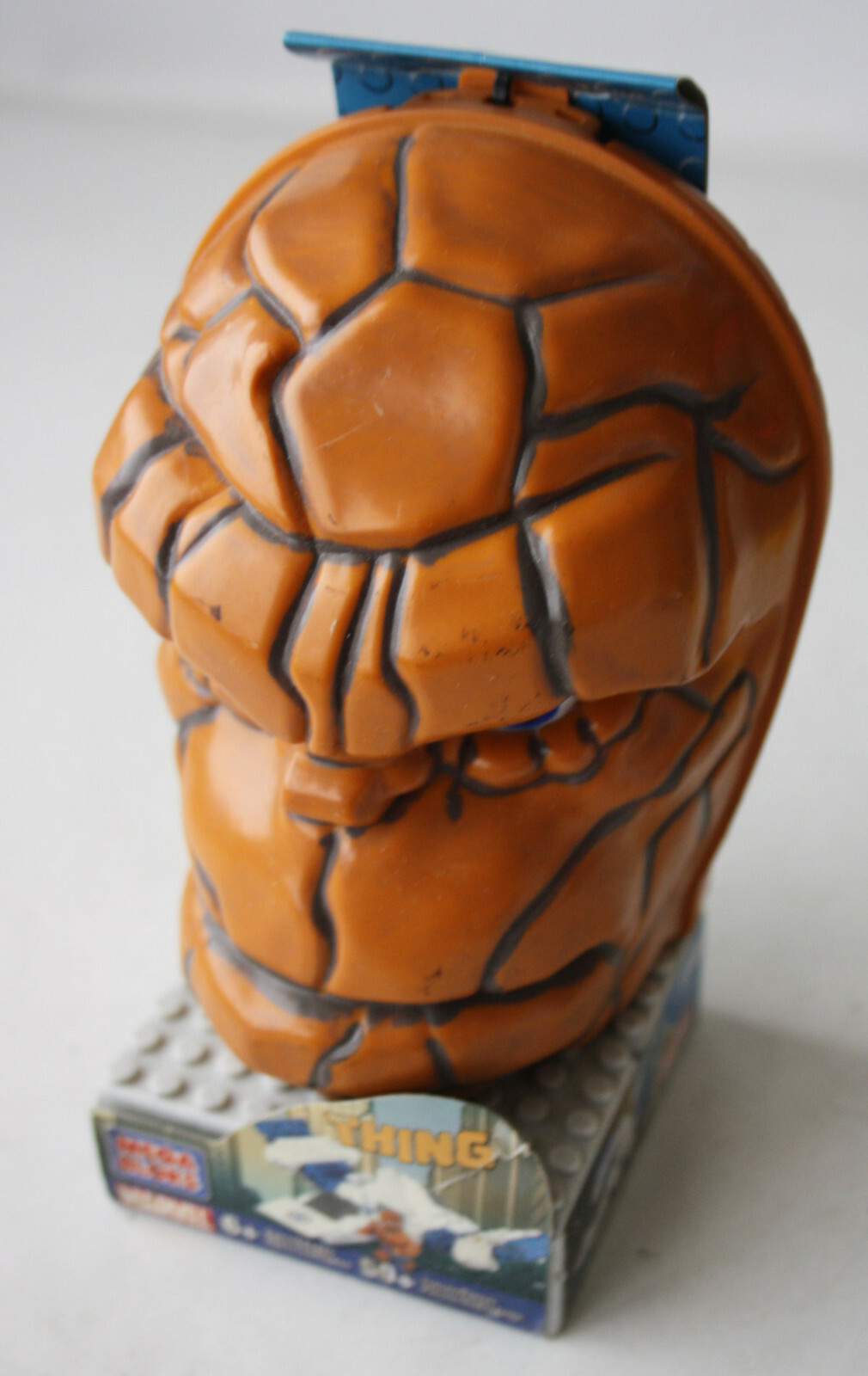 RARE 2004 THE THING HEAD FANTASTIC 4 MEGA BLOKS 1908 MARVEL 50 PCS NEW ...