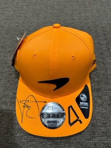 Formula One McLaren LANDO NORRIS Signed Autographed F1 Cap Hat Genuine ...