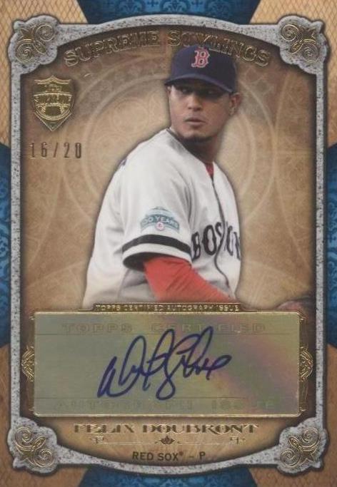 2013 Topps Supreme - Supreme Stylings Autographs Felix Doubront #SS-FDO ...