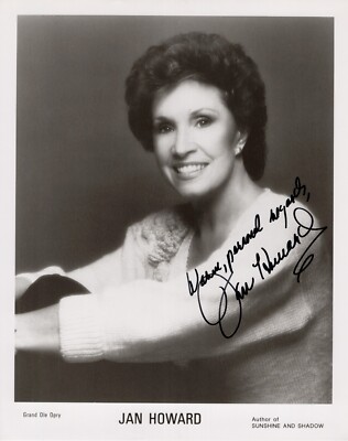Jan Howard- Signed B&W Photograph (Music) | eBay