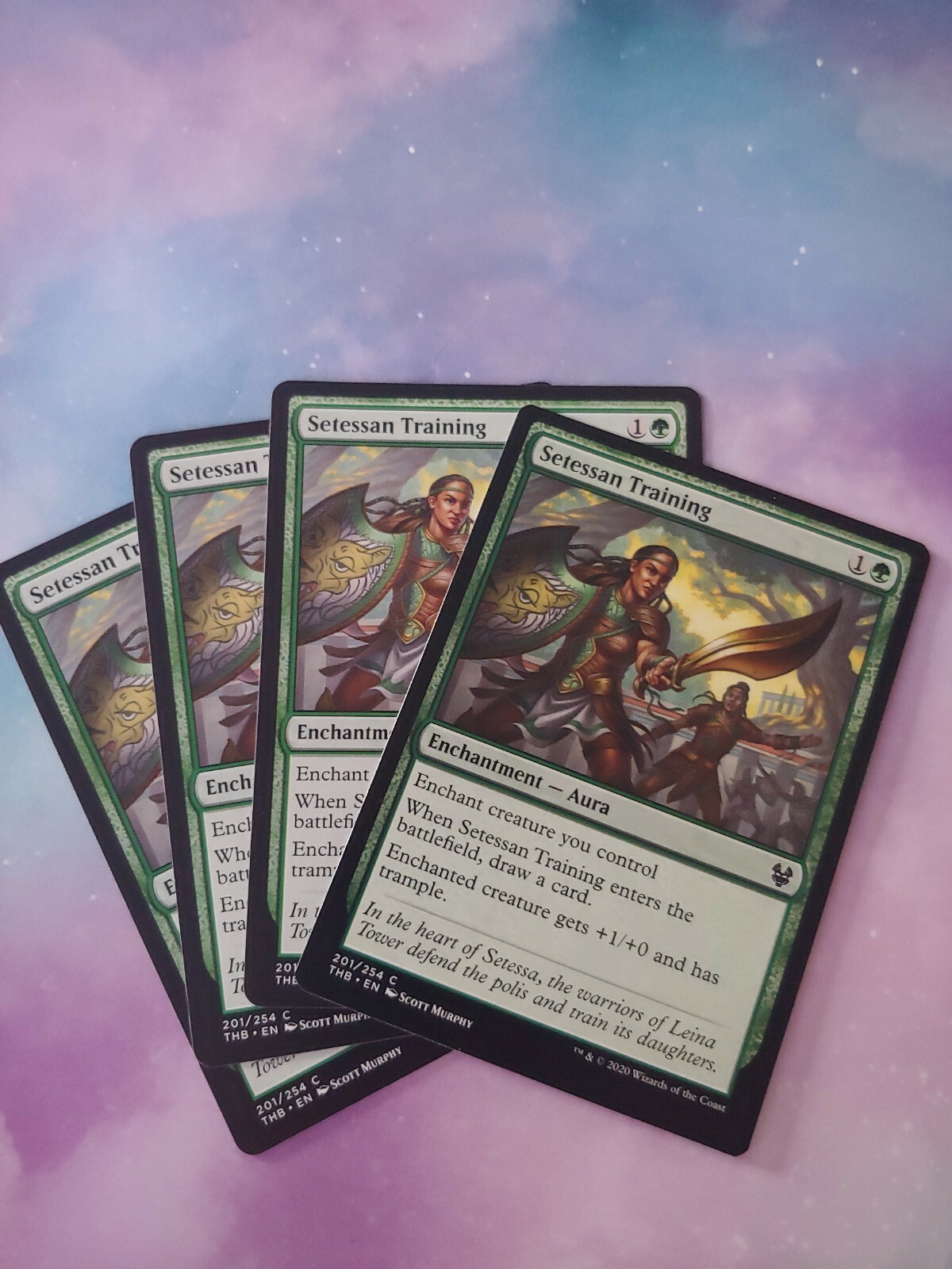 4 SETESSAN TRAINING ~mtg NM-M Theros Beyond Death Com x4 | eBay