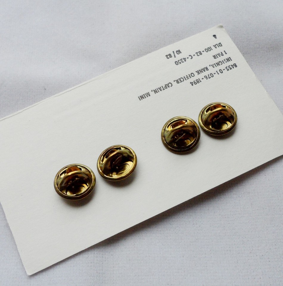 MINI A Pair U.S. Army Officer Rank Badge US Military Captain Rank Badge ...