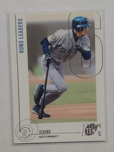 2002 Topps Ten Ichiro Runs Leaders #87 Mariners | eBay
