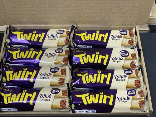 8x Cadbury Twirl White Dipped.(limited ETD) 43g. £14:50 BBE 11/25. Fast ...