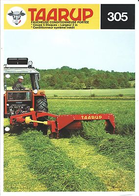 Farm Equipment Brochure - Taarup - 305 - Mower Conditioner - FRENCH ...