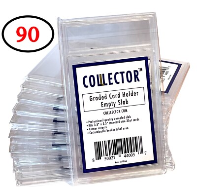 90 Empty Graded Card Holders/Slabs - Professional Quality - Colllector ...