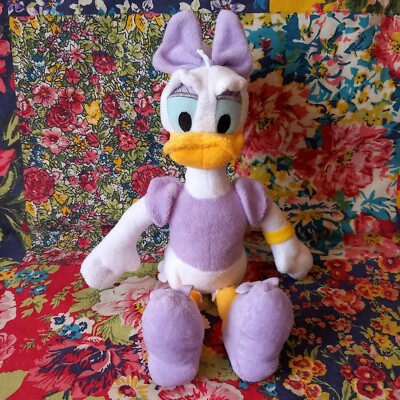 DISNEY 12" DAISY DUCK SOFT TOY PLUSH SMALL JUST PLAY | eBay
