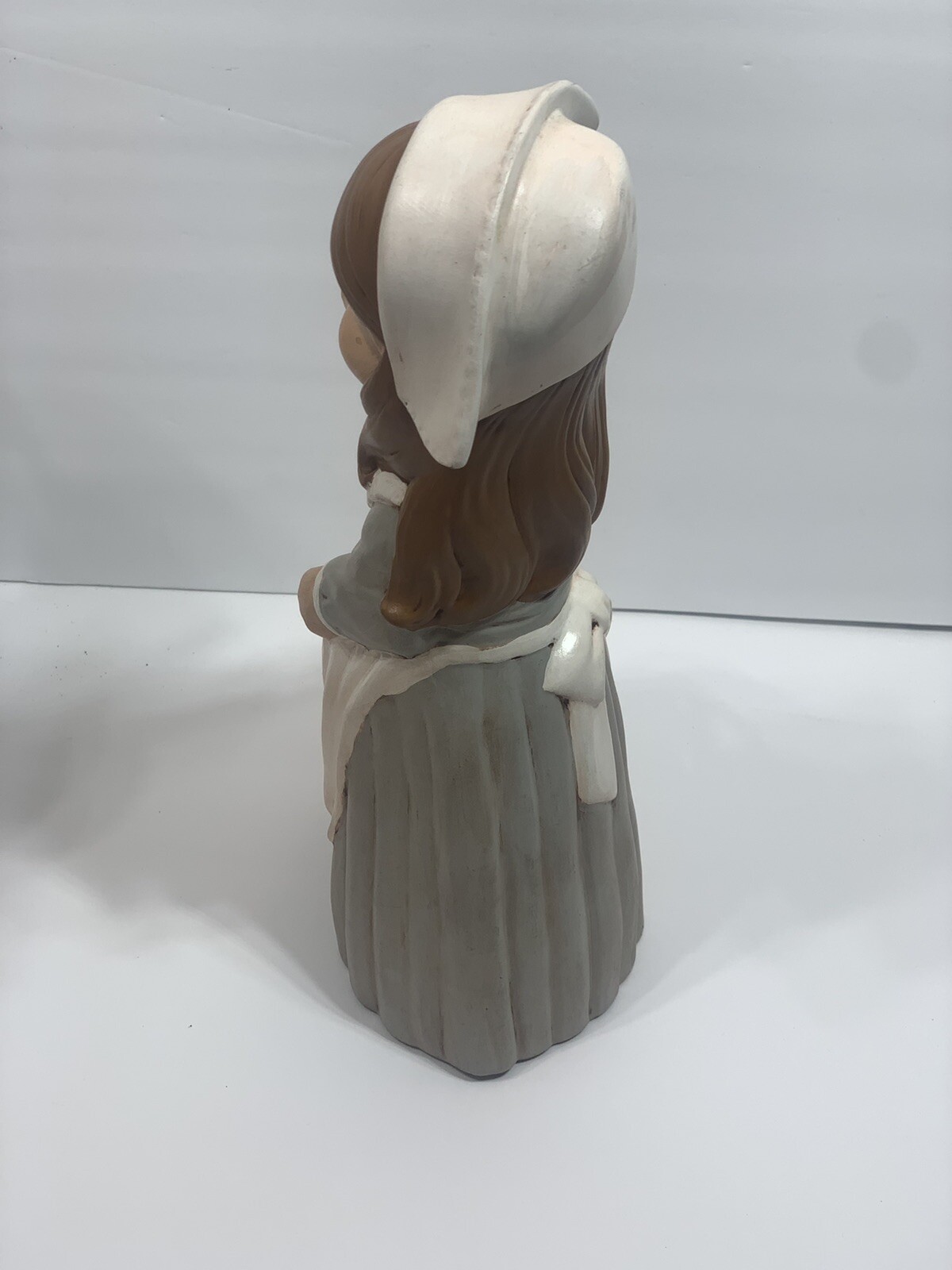 Vintage Ceramic Bisque Pilgrim Figurine man woman THANKSGIVING Fall ...