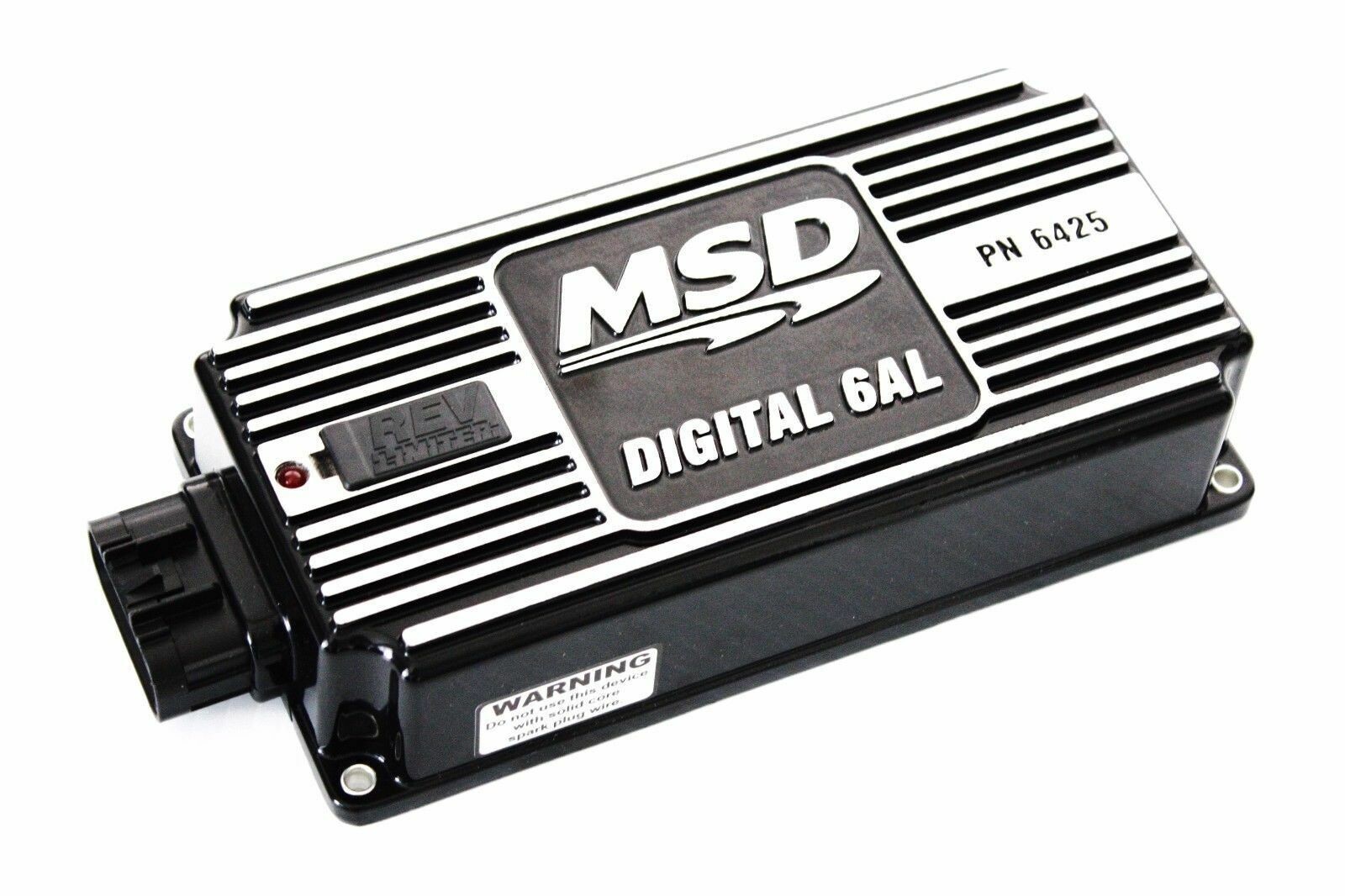 Black SBF 289 302 MSD Ignition 6AL Box TSP Pro Billet Distributor ...