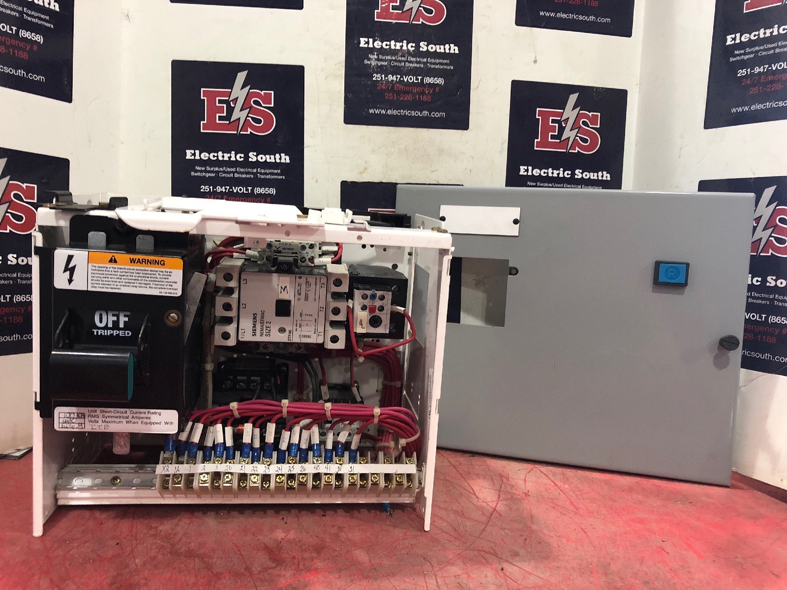 Siemens Model 95 12” Starter Bucket Size 2 3TF46 ED63A050 50 Amp With ...