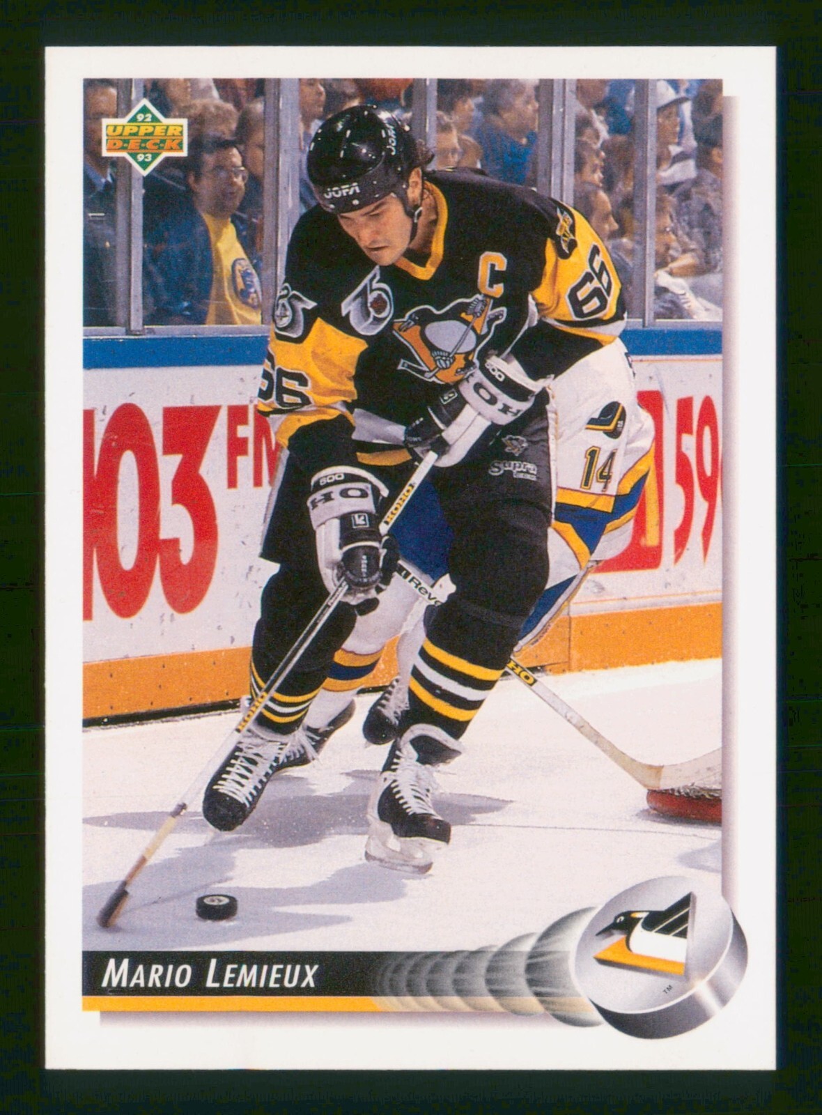MARIO LEMIEUX 1992-93 UPPER DECK 92-93 NO 26 4665 | eBay