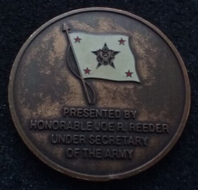 RARE VINTAGE Under Secretary of the Army SecArmy Reeder General ...