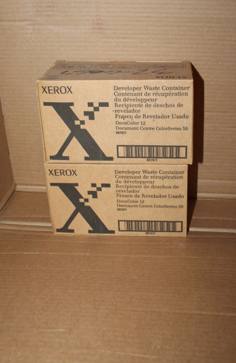 Lot of 2 Xerox 8R7977 Waste Developer DocuColor 12 & 50 - new in ...