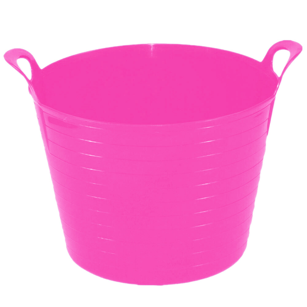 26L 42L 75L Flexi Tub Garden Bucket Plastic Flexible Trug Storage Feed ...