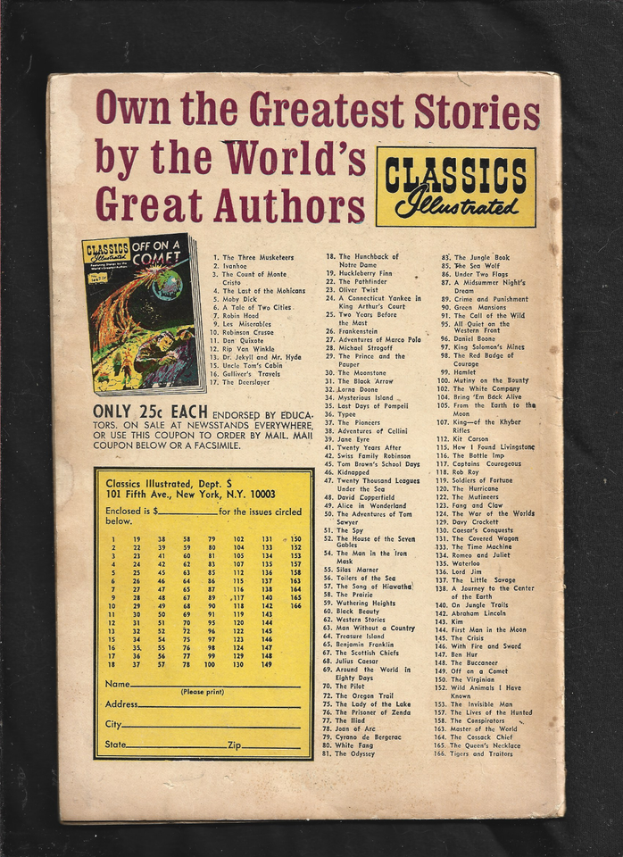 CLASSICS ILLUSTRATED #93 G HRN166 PUDD'NHEAD (FREE SHIPPING ON $15 ORDER!) | eBay