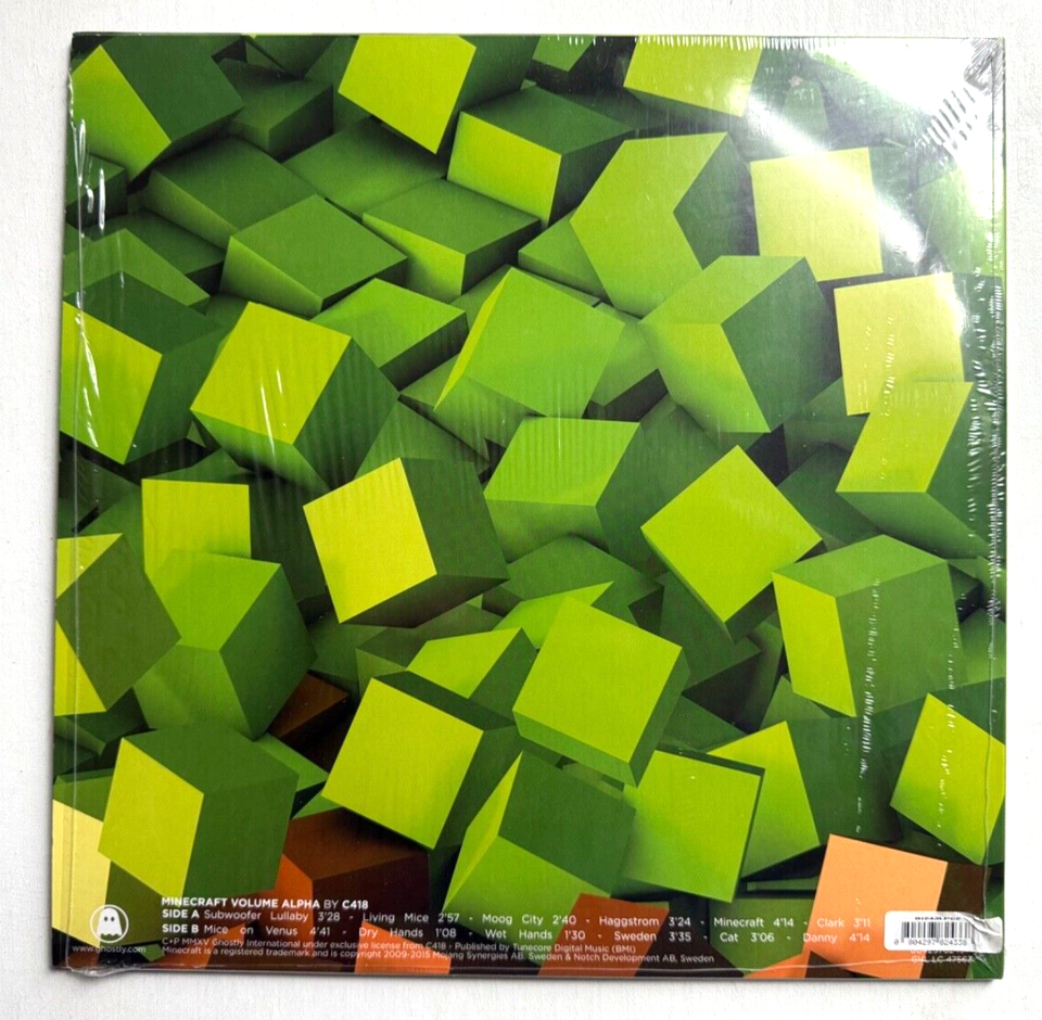 C418 - Minecraft Volume Alpha * Vinyl Lp Green Ltd & Postcard 2015 ...