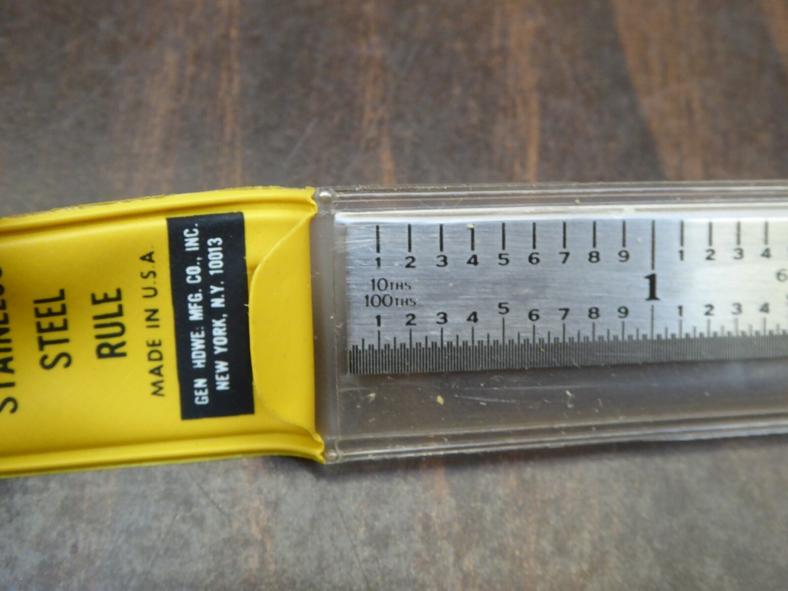 Vintage 12 General Tools Precision Stainless Steel Rulers 6-Inch No ...
