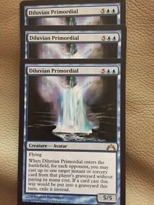 Diluvian Primordial - Gatecrash NM/M Blue EDH Commander Graveyard Turns ...