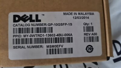 DELL 0WTRD1 WTRD01 10G SFP+ SR 850nm Transceiver FTLX8571D3BCL-FC | eBay