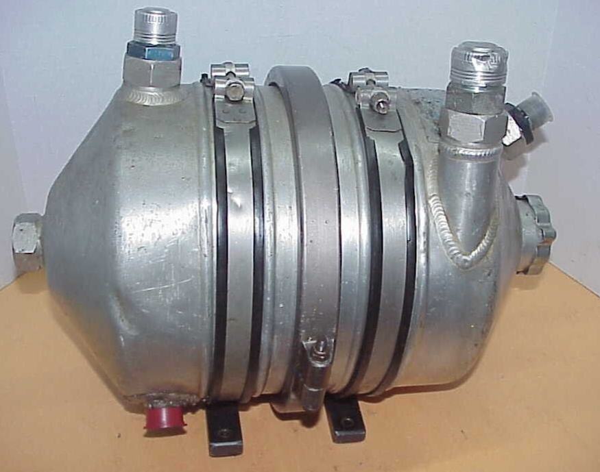 PATTERSON 3 Gallon Aluminum Dry Sump Oil Tank & Mounting Brackets D9 | eBay