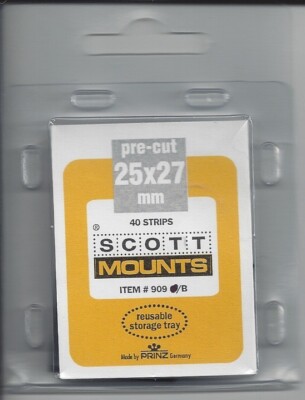 40 Scott BLACK Mounts by Prinz 25 x 27 FREE U.S. Shipping w/$50 Order ...