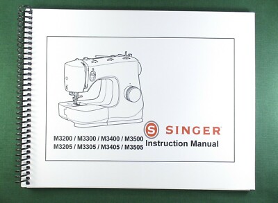 Singer M3200 M3300 M3400 M3500 Instruction Manual: 40 Pages ...
