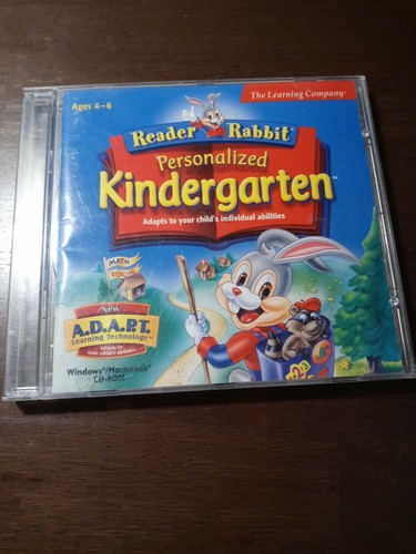 Reader Rabbit Personalized Kindergarten Disc 2 PC cd ROM 798936822062| eBay