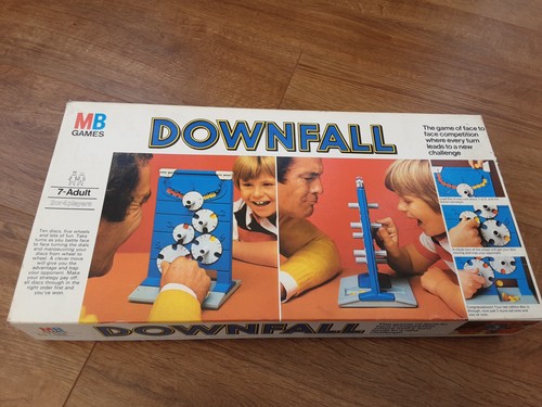 Vintage Downfall Board Game MB 1977 Long Box Edition, 100% Complete ...