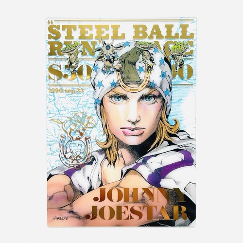 JOJO CARAVAN Exhibition Foil Clear Card Collection B 06 Johnny Joestar ...