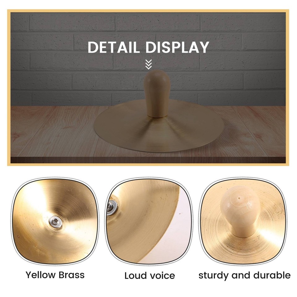 9cm Hand Percussion Copper Cymbals Children Musical Instrument ...