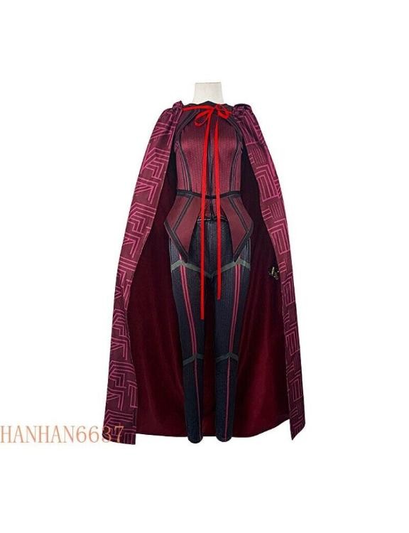 Marvel Cinematic Cosplay Costume Red Halloween Wanda Vision Anime ...